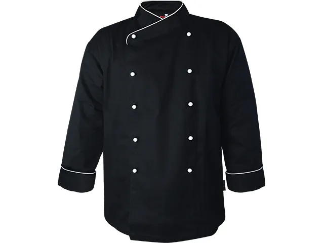 RB Long Sleeve Chef Jacket Black 2.0 | RB Long Sleeve Chef Jacket ...