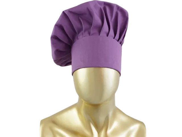 Chef Hat Violet | Chef Hats | Baju Chef, Apron Chef, Topi Chef - MUCHEF