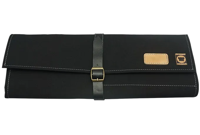 Knife Bag Black | Knife Bag | Baju Chef, Apron Chef, Topi Chef - MUCHEF