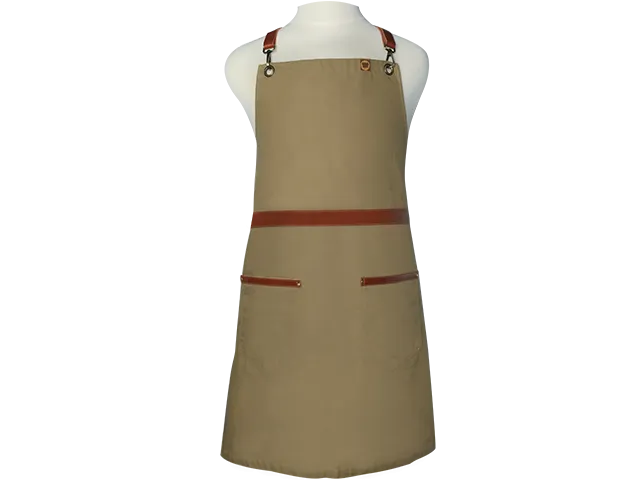 Regular Style Apron Walnut (leather) | Reguler Style | Baju Chef, Apron ...