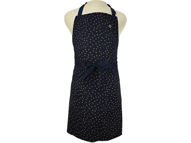 Regular Style Apron Golden Grass (Navy) | Reguler Style | Baju Chef ...