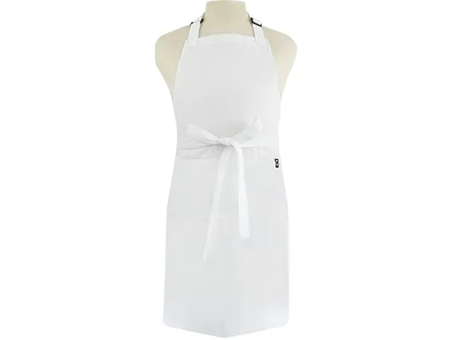 Basic Full Apron White | Basic Full | Baju Chef, Apron Chef, Topi Chef ...